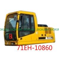 China 71EH-10860 HYUNDAI Front Glass Down Position B Excavator Cab Window Tempered for sale
