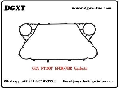 China GEA Heat Exchanger NT100T/NT100X/NT100M Gasket EPDM for Water Plate Heat Exchanger for sale