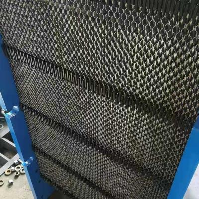 China Customized Stainless Steel Plate Heat Exchanger Milk Beer Cooling Room Wall Heat Exchanger for sale