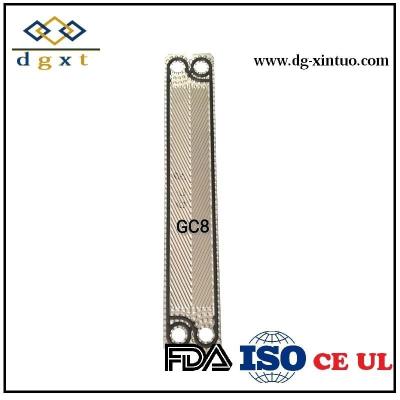 China Tranter GC008 Heat Exchanger Plate for Gasket Plate Heat Exchanger with CE ISO9001 for sale