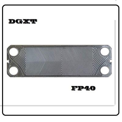 China FP40 Plate Heat Exchanger Plate for Gasket Frame Type Heat Exchanger with Ce UL Cetification for sale