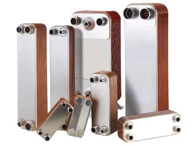 China Corrugated Plates Copper Brazed Plate Heat Exchanger for Heat Transfer for sale