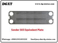 China Sondex S65 Glue Type Stainless Steel/Titanium Heat Exchanger Plate Of Plate Heat Exchanger for sale