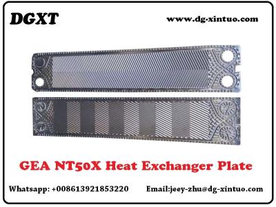 China supply GEA Nt50X flow channel Plate Stainless Steel SS316/0.6mm for 13bar oil heat exchanger for sale