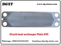 China Custom V45 Ti Plate 316/0.5 Plate for Vicarb Plate Heat Exchanger for sale