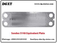 China Sondex Stainless Steel/Titanium Plates Of The Danfoss S14 Gasket Heat Exchanger for sale