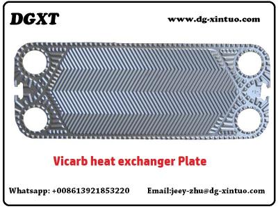 China 100% Perfect Replacement Heat Exchanger Plate For Vicarb V28 Gasket Frame Heat Exchanger for sale