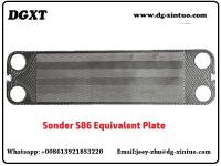 China S86/S87 Stainless Steel/titanium Heat Exchanger Plate of Sondex Plate Heat Exchanger for sale