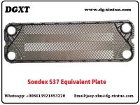 China Sondex S37 fishbone SS316 Heat Exchanger Plate For Plate Heat Exchanger for sale