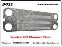 China S62/S63 Heat Exchanger Heating and Cooling Plate transition Stainless Steel/TI plate of Sondex Plate Heat Exchanger for sale