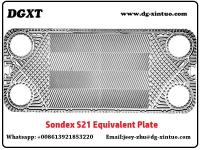 China Sondex Equivalent Plate S21/S21A/S22 Heat Exchanger Stainless Steel Plate For Plate Heat Exchanger for sale