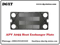 China Stainless Steel Flow Replacement heat Exchanger Plate for APV A055 Plate Heat Exchanger for sale