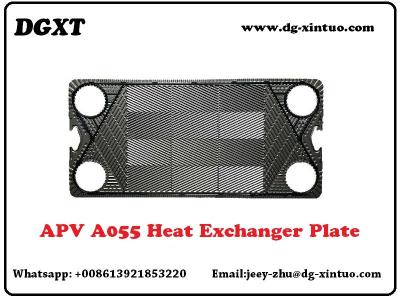 China Stainless Steel Flow Replacement heat Exchanger Plate for APV A055 Plate Heat Exchanger for sale