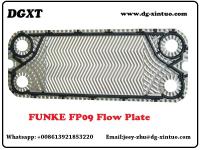 China Funke Corrosion Resistance FP09 Plate For Heat Transfer Plate Heat Exchanger for sale