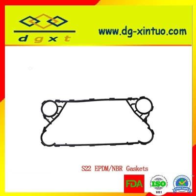China Custom S22 EPDM NBR Clip On Gaskets FOR Plate Heat Exchanger for sale