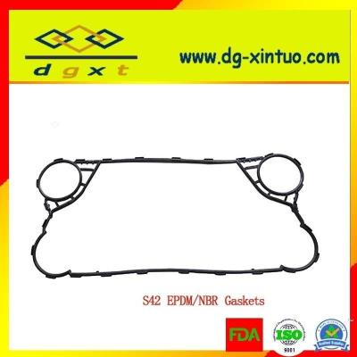 China Custom Plate Heat Exchanger Gaskets For S42 Plate Heat exchanger for sale