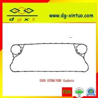 China Steam Water parallel PHE replacement EPDM Gasket For  S100 Plate Heat Exchanger for sale