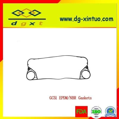 China Heat Exchanger replacement GC54 EPDM Gaskets For Plate Heat Exchanger for sale