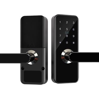 China YAGU Smart Locks Biometric Password and Fingerprint Electronic Replacement Ball Lock Aluminum or Wooden Door Lock for sale