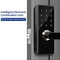China YAGU Smart Locks Biometric Password and Fingerprint Electronic Replacement Ball Lock Aluminum or Wooden Door Lock for sale