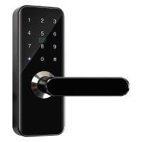 China YAGU Smart Locks Biometric Password and Fingerprint Electronic Replacement Ball Lock Aluminum or Wooden Door Lock for sale