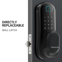 China YAGU  Single Tongue 60 Mortise Hotel System Intelligent Wireless TTLock Fingerprint Biometric Door Lock for sale
