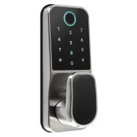 China YAGU Smart Locks Biometric Password and Fingerprint Electronic Replacement Ball Lock Aluminum or Wooden Door Lock TTLOCK APP for sale