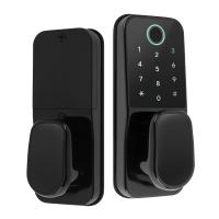 China YAGU Smart Locks Biometric Password and Fingerprint Electronic Replacement Ball Lock Aluminum or Wooden Door Lock TTLOCK APP for sale