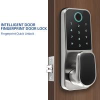 China YAGU Smart Locks Biometric Password and Fingerprint Electronic Replacement Ball Lock Aluminum or Wooden Door Lock TTLOCK APP for sale