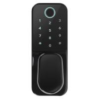 China YAGU Smart Locks Biometric Password and Fingerprint Electronic Replacement Ball Lock Aluminum or Wooden Door Lock TTLOCK APP for sale