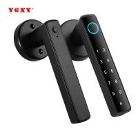 China Hot Selling Wholesale Price Mobile Phone Tuya Wifi APP Spherical Handle Fingerprint Password Intelligent Door Lock for sale