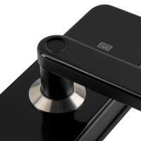 China Smart Locks Biometric Password and Fingerprint Electronic Replacement Ball Lock Aluminum or Wooden Door Lock Tuya APP for sale