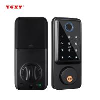 China YAGU Mini Short Smart Lock Keyless Entry Password IC Card Key Anti-theft Lock Office Automatic Digital Code Deadbolt Door Lock for sale