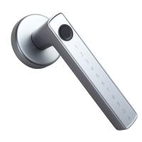 China YAGU Smart Locks Biometric Password and Fingerprint Electronic Replacement Ball Lock Aluminum or Wooden Door Lock for sale
