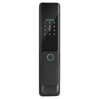 China Remote Unlocking Smart Door Lock Tuya Wifi Smart Fingerprint 3D Sinovo Inteligente Digital Safe Door With Camera Lock for Home for sale