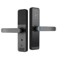 China YAGU Multi Point Digital Fingerprint TTLOCK Tuya App Smart Door Lock With Camera  Smart Locks Front Door for sale