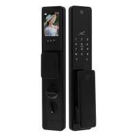 China YAGU Full Automatic Real Time Video Intercom Tuya Smart Wifi Digital Door Lock Anti-theft Camera Digital Keyless Smart Lock for sale