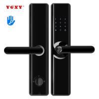 China YAGU Smart Office Secure RFID Key Card Lock Digital Door Lock with Keyless Key Cylinder for Wood Doors for Hotel TTlock for sale