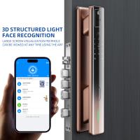 China Full Automatic Real Time Video Intercom Usmart GO APP Smart Wifi Digital Door Lock Anti-theft Camera Digital Keyless Smart Lock for sale