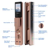 China Full Automatic Real Time Video Intercom Usmart GO APP Smart Wifi Digital Door Lock Anti-theft Camera Digital Keyless Smart Lock for sale