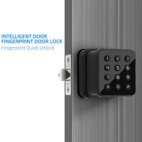 China YAGU Smart Locks Biometric Password and Fingerprint Electronic Deadbolt with RFID Handle Digital Slide and WiFi App Lock for sale