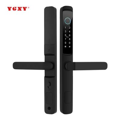 China Wholesale Price High-quality European 85 Mortise Narrow Border TTLock Wifi Aluminum Alloy Door Smart Door Lock for sale