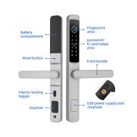 China Wholesale Price High-quality European 85 Mortise Narrow Border TTLock Wifi Aluminum Alloy Door Smart Door Lock for sale