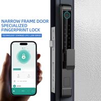 China Wholesale Price High-quality European 85 Mortise Narrow Border Tuya Wifi Aluminum Alloy Door Smart Door Lock for sale