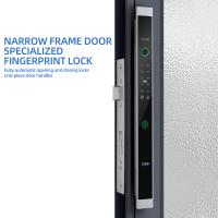China YAGU Fingerprint Lock 35MM Narrow Bezel Cell Phone Tuya Aluminum Door Code Lock Automatic Smart Door Locks for sale