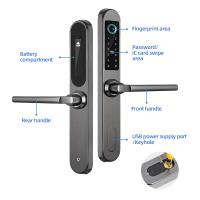 China Main Stainless Steel Material TTLOCK Security Password Fechadura Serrure Intelligent Electric Digital Door Smart Hotel Locks for sale
