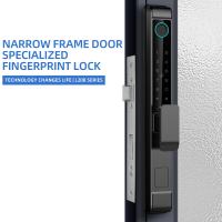 China Wholesale Price High-quality European 85 Mortise Narrow Border Tuya Wifi Aluminum Alloy Door Smart Door Lock for sale