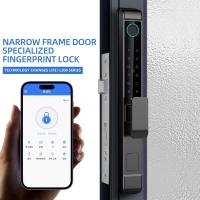 China Wholesale Price High-quality European 85 Mortise Narrow Border TTLOCK Aluminum Alloy Door Smart Door Lock for sale