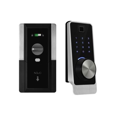 China Smart Password Fingerprint Card TTLOCK APP Digital Lock Electronic Rim Door Locks Waterproof Outdoor Gate Lock for sale