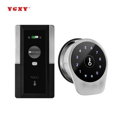 China Smart Locks Password Fingerprint Card TTLOCK APP Digital Electronic Rim Door Locks Waterproof Outdoor Gate Lock for sale